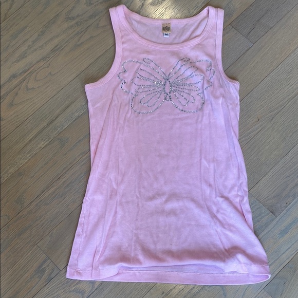 Retro | Tops | Retro Light Pink Ribbed Tank Top | Poshmark